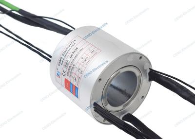 China Low Temperature Slip Ring With Through Bore 38mm & Ethernet Signal For Industry for sale