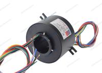 China Through Bore Conductive Slip Ring ID 50mm 5 Circuits 10A Rotating Electrical Connector for sale