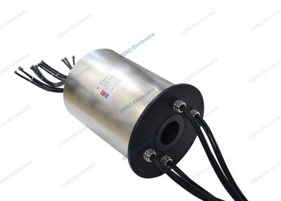 Marine Equipment Large Power Carbon Brush Slip Ring with Through Hole and 60%RH Humidity