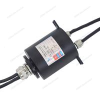 China Customized IP65 Waterproof Slip Ring 12 Circuits with Encoder Signal Connector 86mm for sale