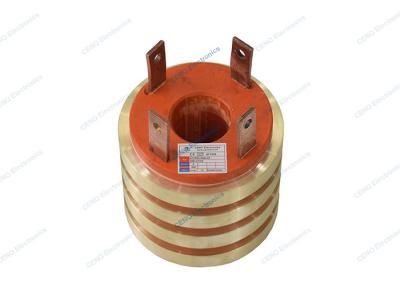 China Through Bore Carbon Brush Slip Ring with 60A Current For Engineering Machinery for sale