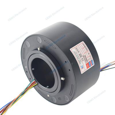 Through Hole Slip Ring with Inner Bore and optional Electric Power Rotary Joint