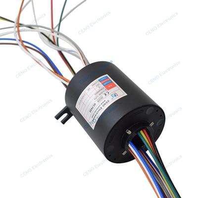 China Through Hole Slip Ring with Inner Bore 25mm and optional Electric Power for sale