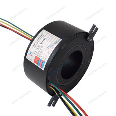 Китай Через отверстие скользкое кольцо с внутренней свертывающей опциональной и электрической энергии вращающегося соединения продается