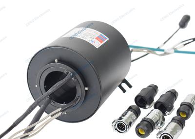 China Low Temperature Ethernet and Encoder Signal Slip Ring with Electric Power for sale