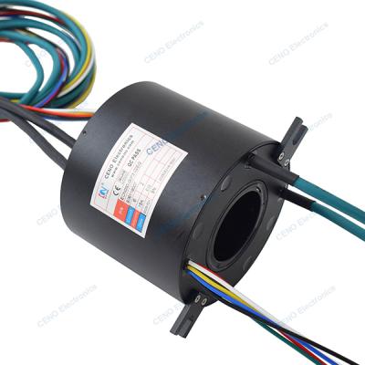 China A través del anillo de resbalón de agujero con circuitos de energía eléctrica y señal Ethernet en venta