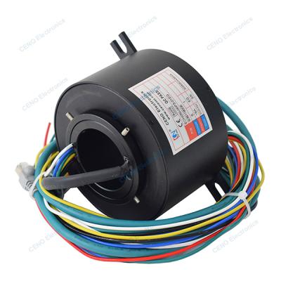 Cina Attraverso anello di scivolo a fori con energia elettrica e segnale Ethernet per robot industriale in vendita