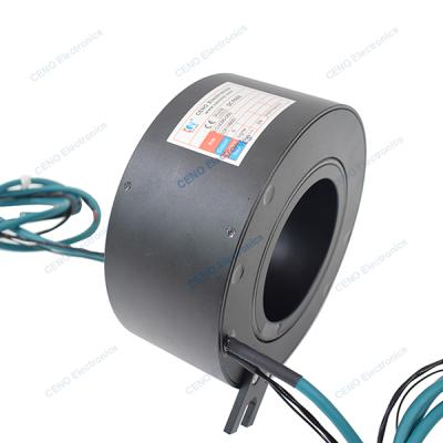 중국 전기 전력 및 CANBus 신호를 가진 Bore 산업 슬리프 링을 통해 판매용