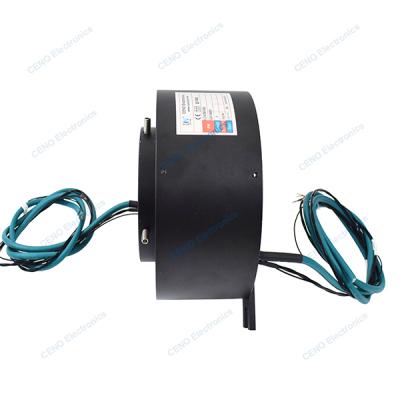 중국 전기 전력 및 CANBus 신호를 가진 Bore 산업 슬리프 링을 통해 판매용