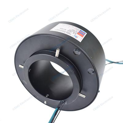 중국 전기 전력 및 CANBus 신호를 가진 Bore 산업 슬리프 링을 통해 판매용