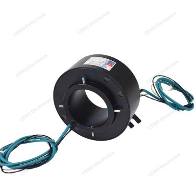 중국 전기 전력 및 CANBus 신호를 가진 Bore 산업 슬리프 링을 통해 판매용