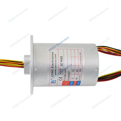 China 24 circuits Electric Power and Signal Slip Ring for Industrial System for sale