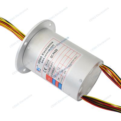 China 24 circuits Electric Power and Signal Slip Ring for Industrial System for sale
