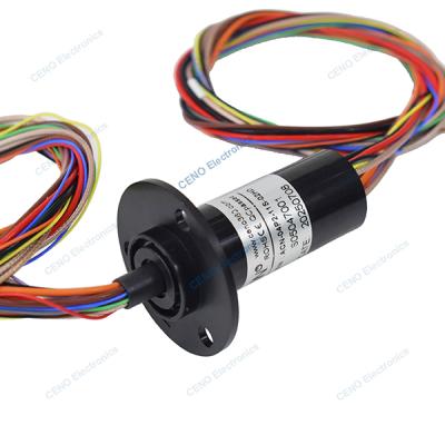 China HD-SDI Signal Capsule Slip Ring with Electric Power for Industrial System for sale