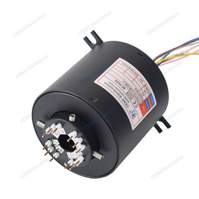 China High Speed Slip Ring With 3000rpm and Through Hole Signal Rotary Joint for sale