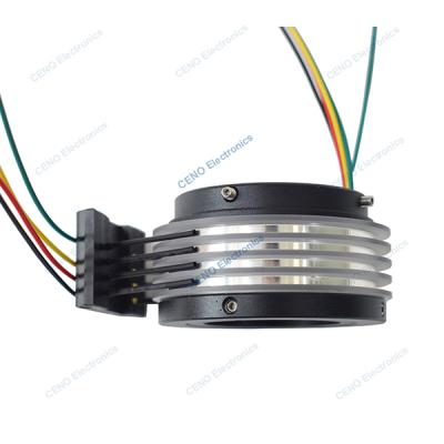China Separate Electric Power Slip Ring with Two half style Rotary Joint for robot for sale