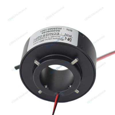 China Through Bore Slip Ring with Inner Bore optional and Electric Power Rotary Joint for sale