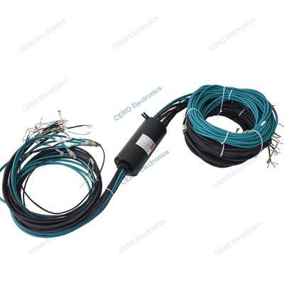 China Low Temperature Ethernet Signal Slip Ring combine Electric Power and RS232 for sale