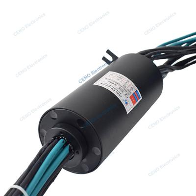 China Low Temperature Ethernet Signal Slip Ring combine Electric Power and RS232 for sale