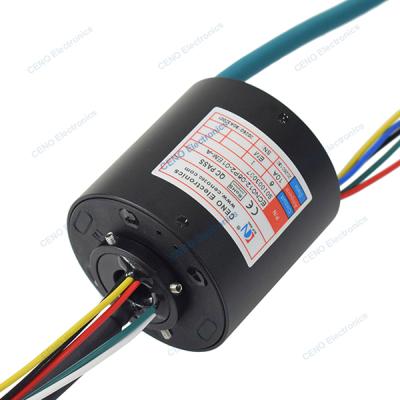 China Industrial Ethernet Slip Ring with Through Hole Structure and Combined Electric Power for Stable Transmission for sale