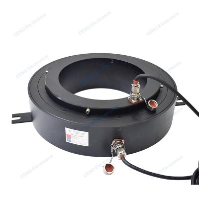 China Low Temperature IP65 Waterproof Slip Ring with Large Size Through Hole 260mm for sale