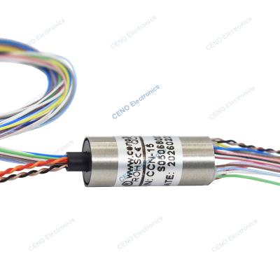 China Low Temperature Capsule Slip Ring with Ethernet Signal for Drone or Robotic arm for sale