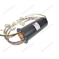 China Multi-channel Slip Ring 4 Circuits 20A 75 Signals 360° Continuous Rotation Pre-wired D-SUB for sale