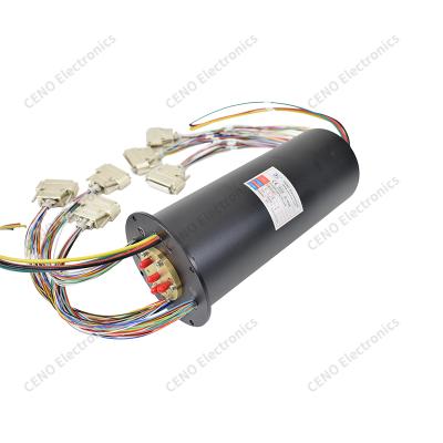 China Multi-channel Slip Ring for 360° continuous rotation without wire twisting for sale