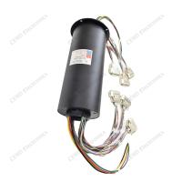 China Multi-channel Slip Ring 4 Circuits 20A 75 Signals 360° Continuous Rotation Pre-wired D-SUB for sale