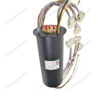 China Multi-channel Slip Ring 4 Circuits 20A 75 Signals 360° Continuous Rotation Pre-wired D-SUB for sale