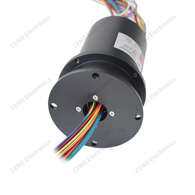 China Flange-Mount Hybrid Slip Ring with 42 Circuits for Power & Signal for sale