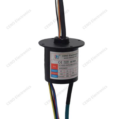 China Ethernet Slip Ring with Vibration Resistant Gold Contacts for Rotary Equipment for sale