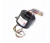 China Through Hole Slip Ring 38.1mm 12 Circuits 10A 380VAC CE UL ROHS for sale