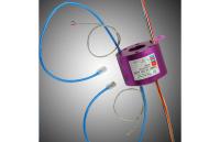 China 380VAC Through Bore Slip Ring with 18×15A Circuits and 2×100M Ethernet - 25.4mm Center Hole for sale