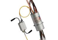 China Compact Fiber Slip Ring Rotary Joint Single Channel IP54 380VAC 300rpm for sale