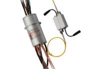 China Compact Fiber Slip Ring Rotary Joint Single Channel IP54 380VAC 300rpm for sale