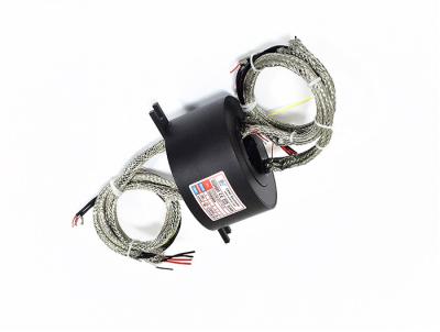 China 18Amp Hollow Shaft Through Hole Slip Ring 2 Circuit Transmitting Power / Special Signal for sale