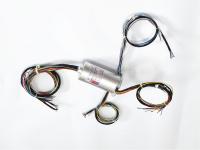 China Customized Digital Slip Ring with Three Lead Wire Exits for Lithium Battery Equipment 380VAC for sale