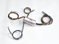 China Customized Digital Slip Ring with Three Lead Wire Exits for Lithium Battery Equipment 380VAC for sale