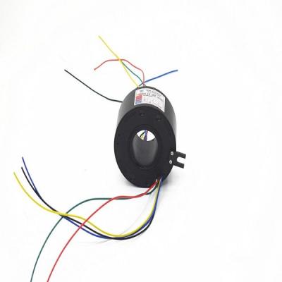 Aluminium Alloy 300rpm 15A 50mm Hollow Shaft Slip Ring