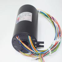 China 25.4mm Through Hole Slip Ring 10A 34 Circuits Robotics Inner Bore Rotary Joint for sale