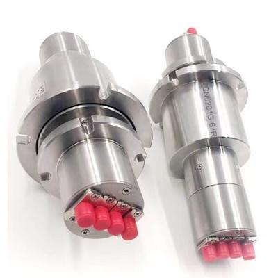 China Low Torque 300 rpm Fiber Optic Rotary Joint with STFC SC Connector for sale
