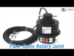 SM / MM Fiber Optic Rotary Joint IP65 FC Connector For Petrol Drilling Platform