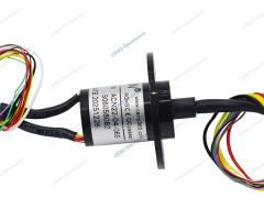 Miniatuur slip ring capsule met stroom en signaal voor hoog-precisie veld