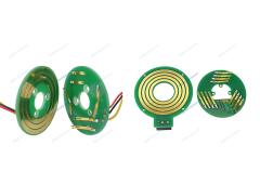 Low Temperature Pancake Slip Ring with PCB-style  electric power for industry robot