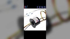 Integrate Power and fiber optic slip ring