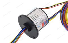 Water-proof slip ring with electric power