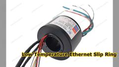 Low Temperature Ethernet Slip Ring with RS422 Signal