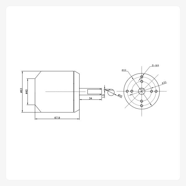 Quality 6368 BLDC Motor High Torque Belt Motor With Hall Sensor For Electric Skateboard for sale