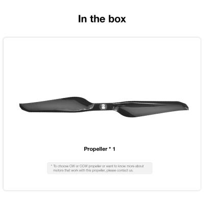 China 42 Inch CW CCW High Strength Carbon Fiber Propeller Drone For UAV VTOL Drone Paramotor for sale